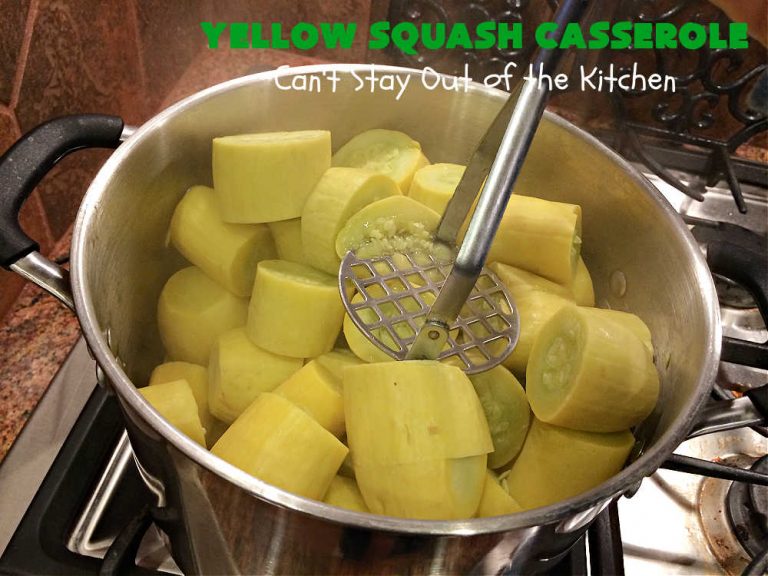 Yellow Squash Casserole – Can't Stay Out of the Kitchen