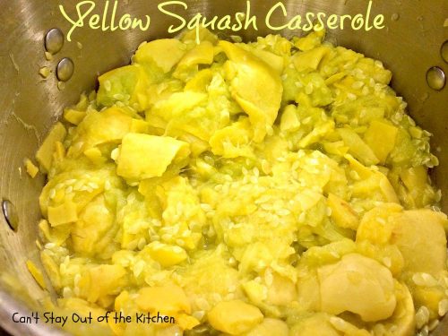 Yellow Squash Casserole – Can't Stay Out of the Kitchen