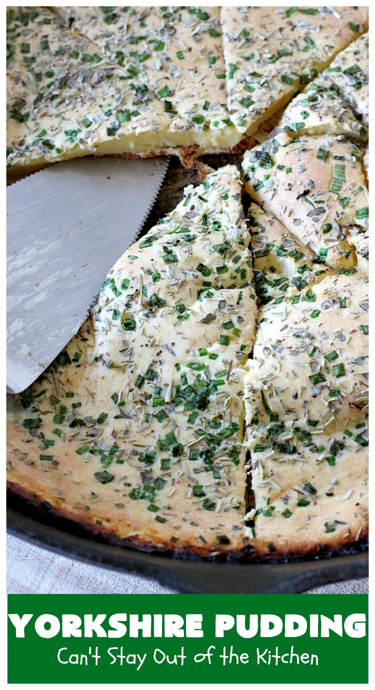 Yorkshire Pudding – Can't Stay Out of the Kitchen