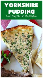 Yorkshire Pudding – Can't Stay Out of the Kitchen